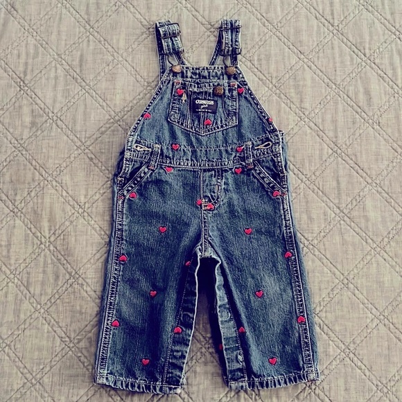 OshKosh B'gosh | One Pieces | Oshkosh Girl Jean Jumper | Poshmark